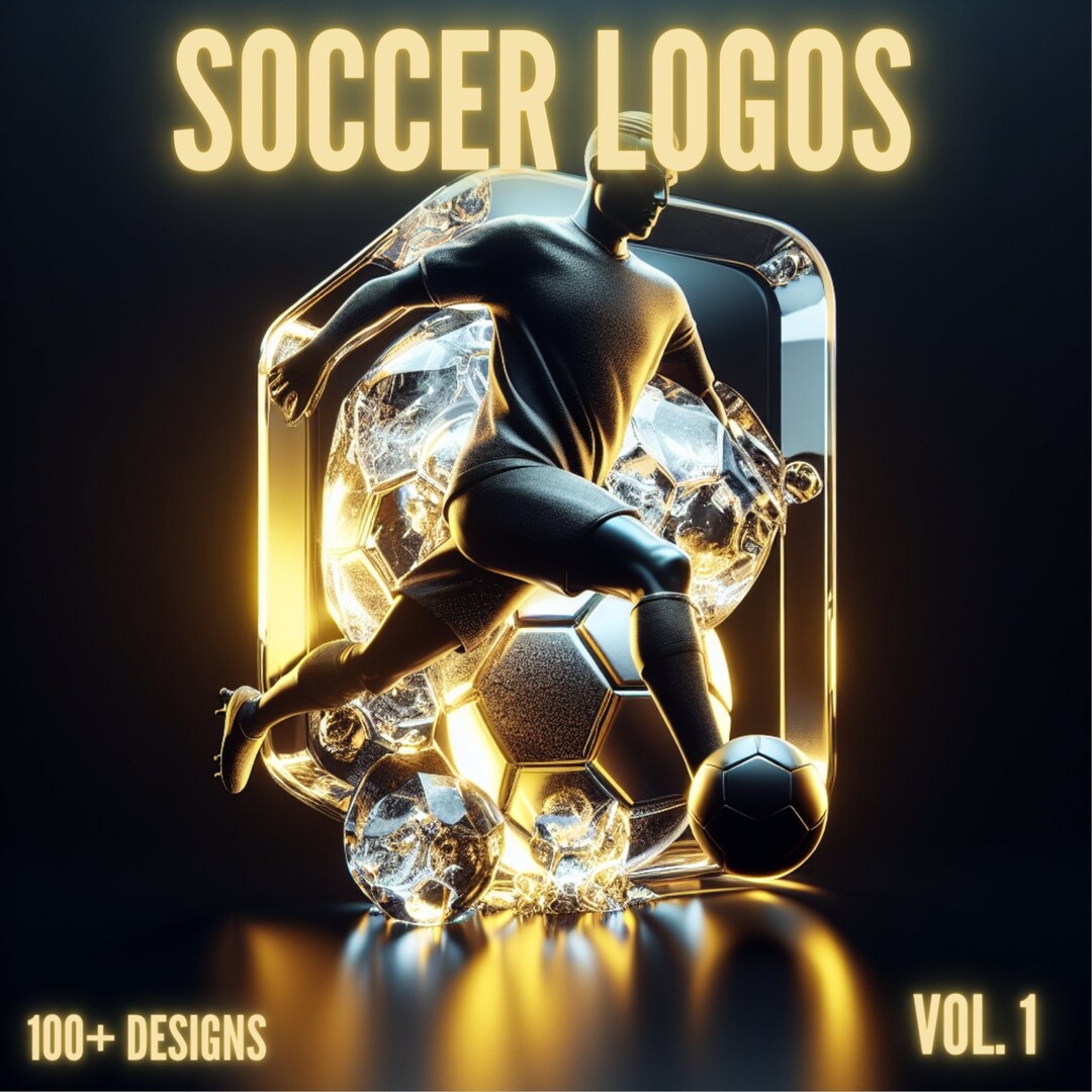 110 Soccer Design Emblems Instant Download Commercial Free Use JPG ...