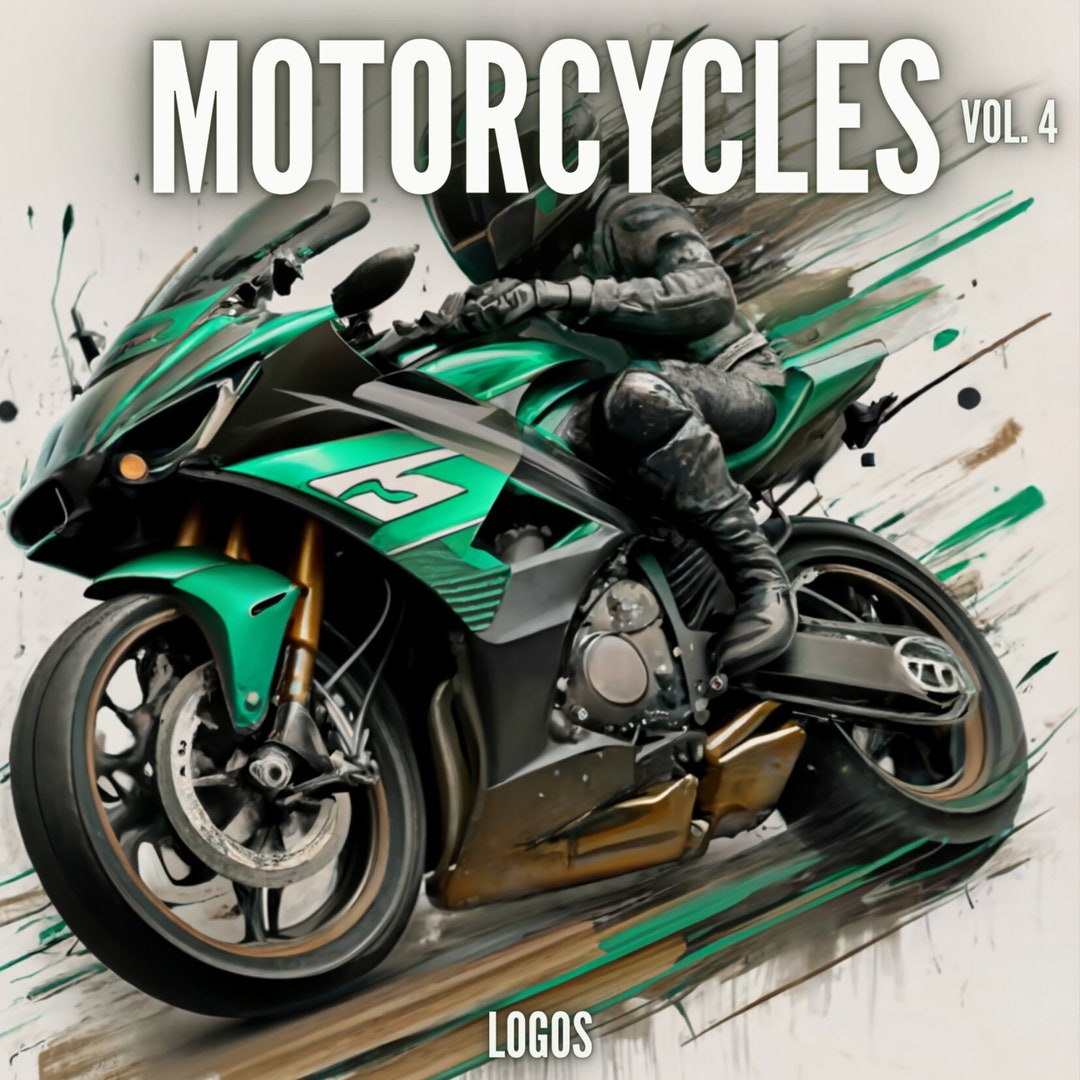 48 Motorcycle Designs Vol 3 Instant Download Motorcycle Logos PNG ...