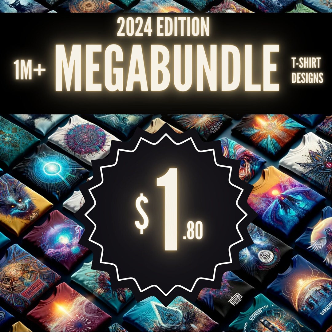 Unique T-shirt Designs Digital Mega Bundle Layered, Digital Prints ...