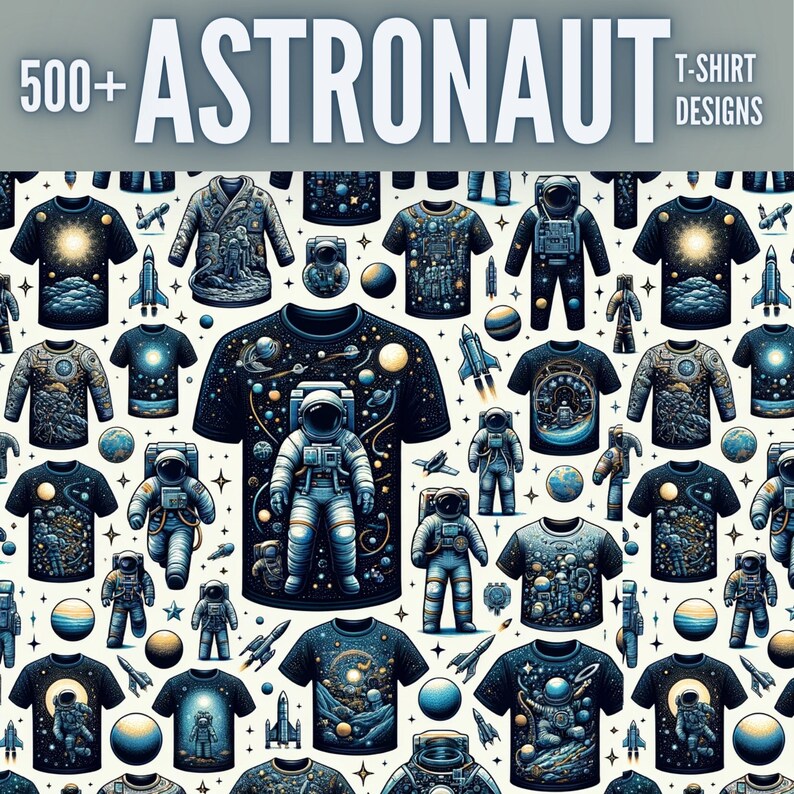 500 Astronaut Space SVG Mega Bundle Alien Png, UFO Png, Spaceship Svg ...