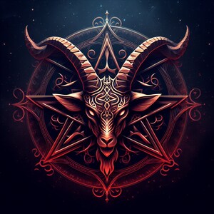 60 Baphomet Logos Vol. 1 Baphomet Logo Designs JPG Instant Download ...