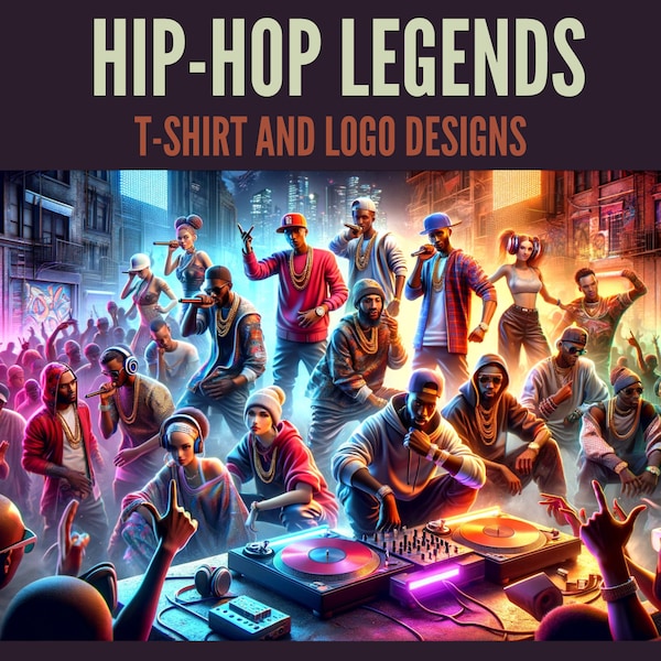 Hip Hop Legends - Etsy