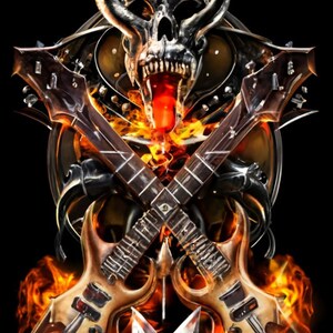 40 Rock & Roll Designs Vol. 5 Rock Logos Rock Band PNG Commercial Free ...