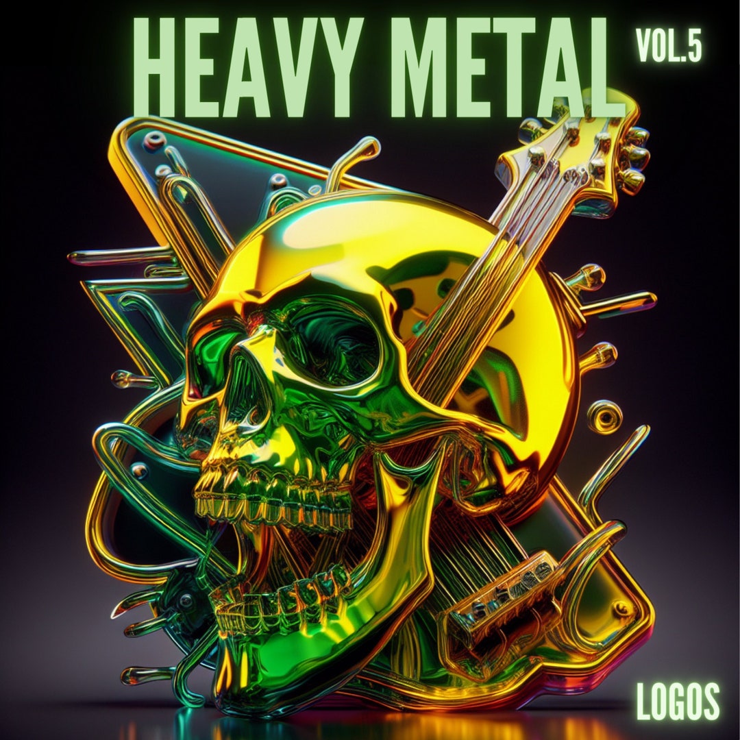 70 Heavy Metal Designs Vol. 5 Rock Metal Band Designs - Etsy