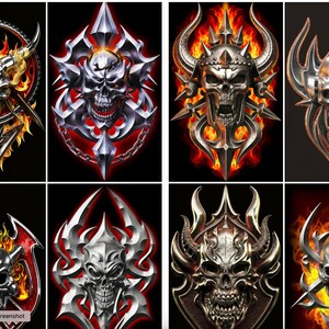 40 Heavy Metal Designs Vol. 18 Rock Metal Band Designs Heavy Metal Rock ...