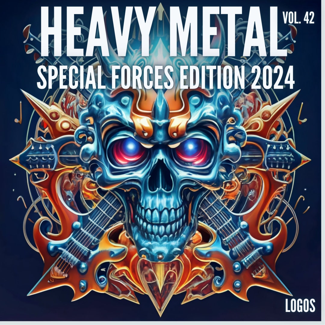 100 Heavy Metal Special Forces Edition Designs Vol. 42 Rock Metal Band ...