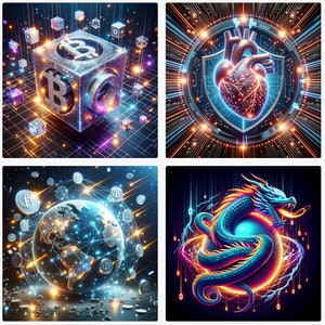 50 Crypto Business Logo Designs PNG Bundle Free Commercial Use Instant ...