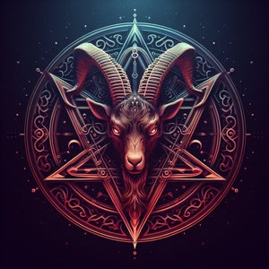 60 Baphomet Logos Vol. 1 Baphomet Logo Designs JPG Instant Download ...