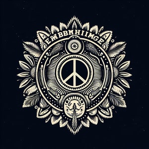 100 Hippies Logo Designs Mega Bundle Instant Download Jpg - Etsy