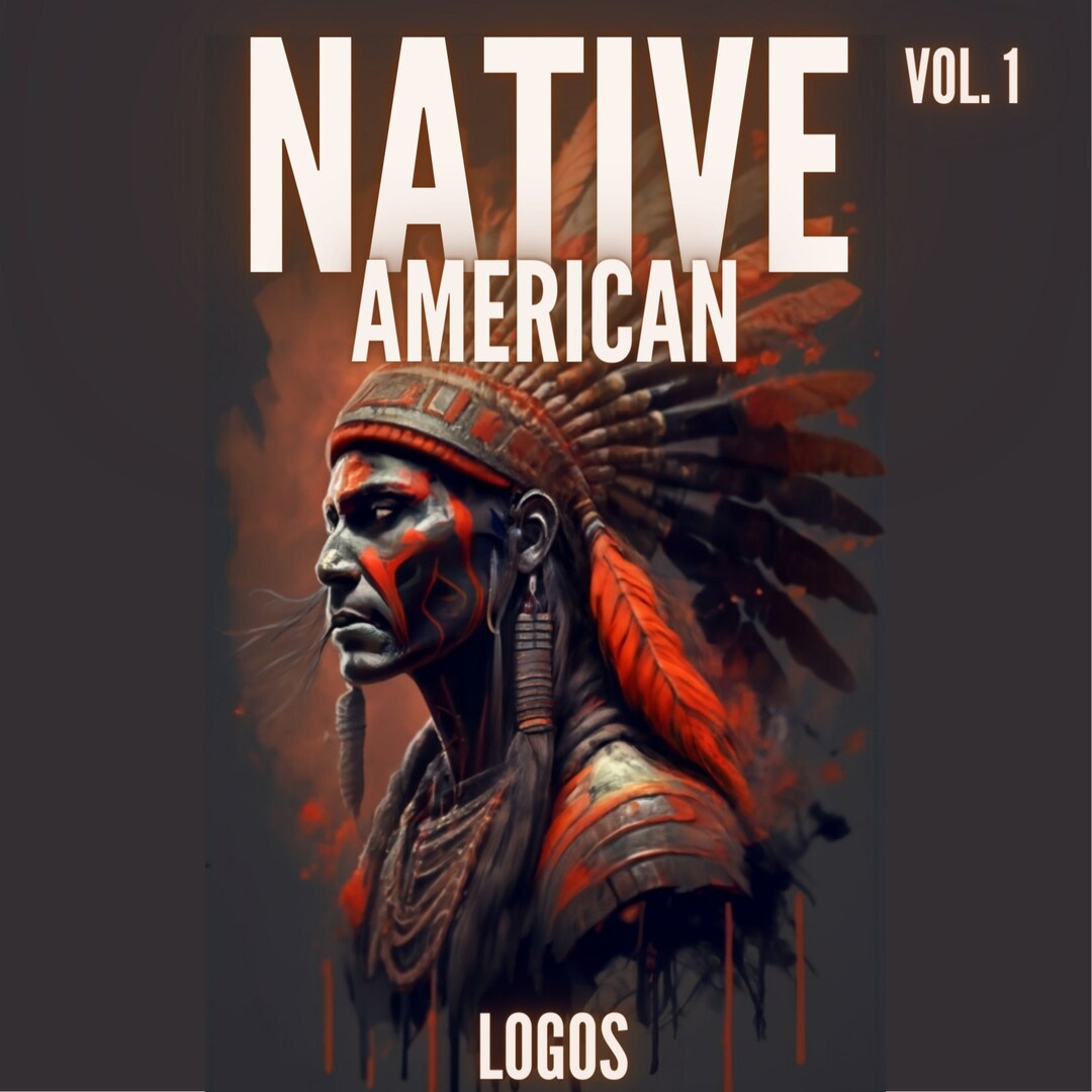 Buy 40 Native American Logos Vol 1 Diverse Culture Instant Download PNG ...