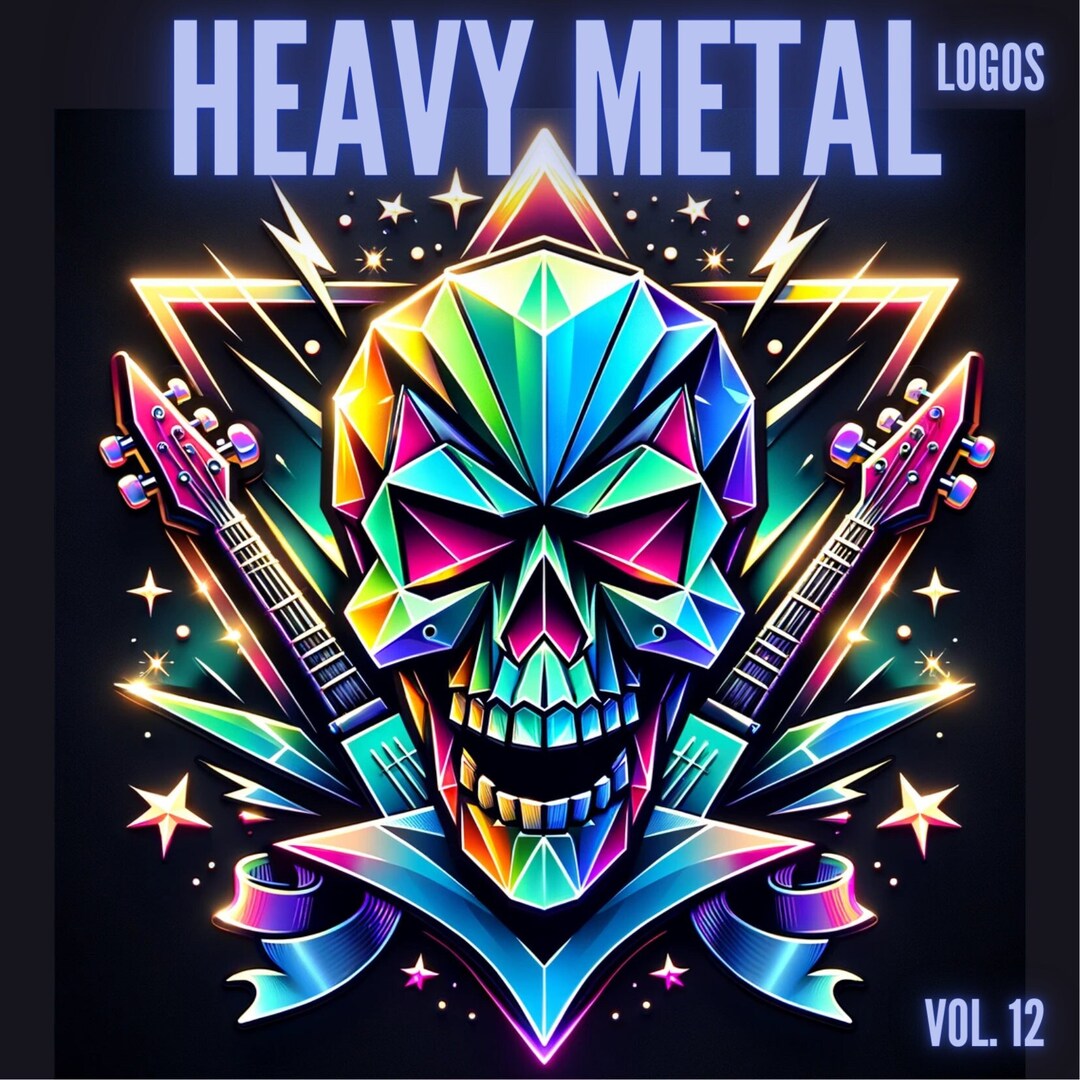 80 Heavy Metal Designs Vol. 12 Rock Metal Band Designs Heavy Metal Rock ...