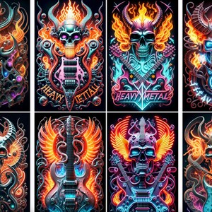 40 Rock & Roll Designs Vol. 3 Rock Logos Rock Band PNG Commercial Free ...