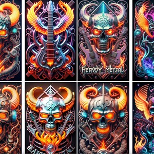 40 Rock & Roll Designs Vol. 3 Rock Logos Rock Band PNG Commercial Free ...