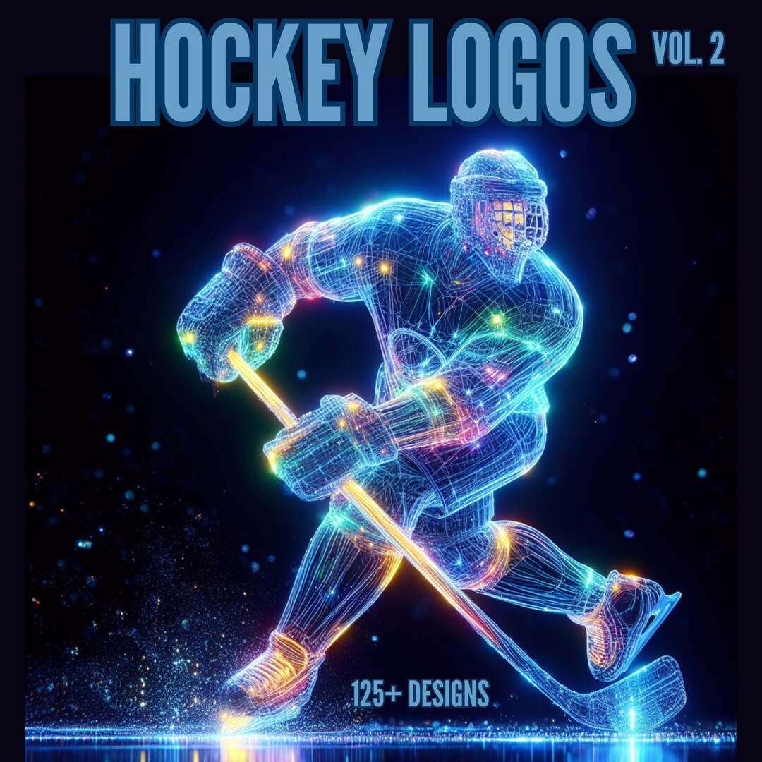 125 Hockey Designs Mega Bundle Digital Hockey JPG Instant Download ...