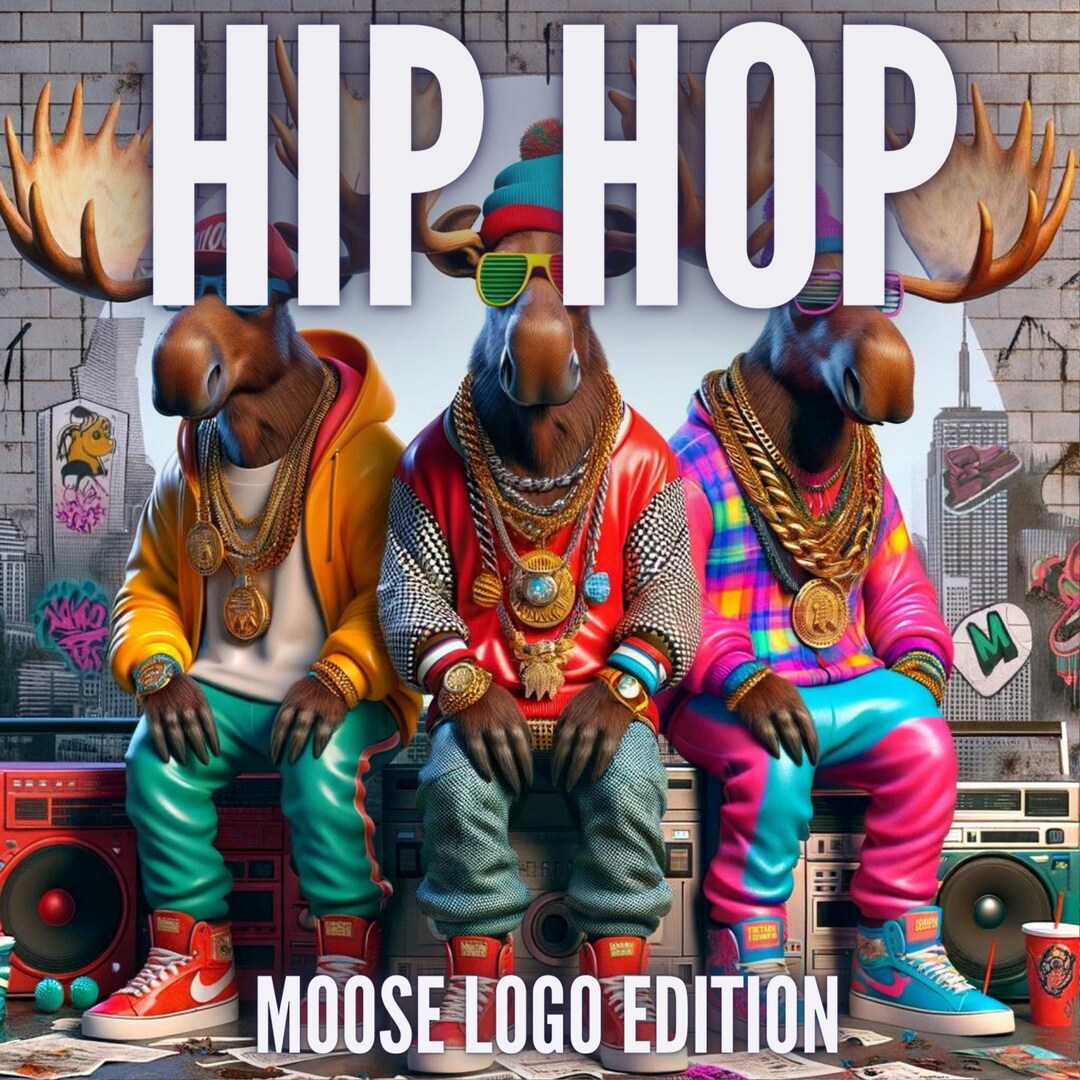 220 Hip Hop Gangsta Moose Designs & Logos Special Edition Rap Design ...