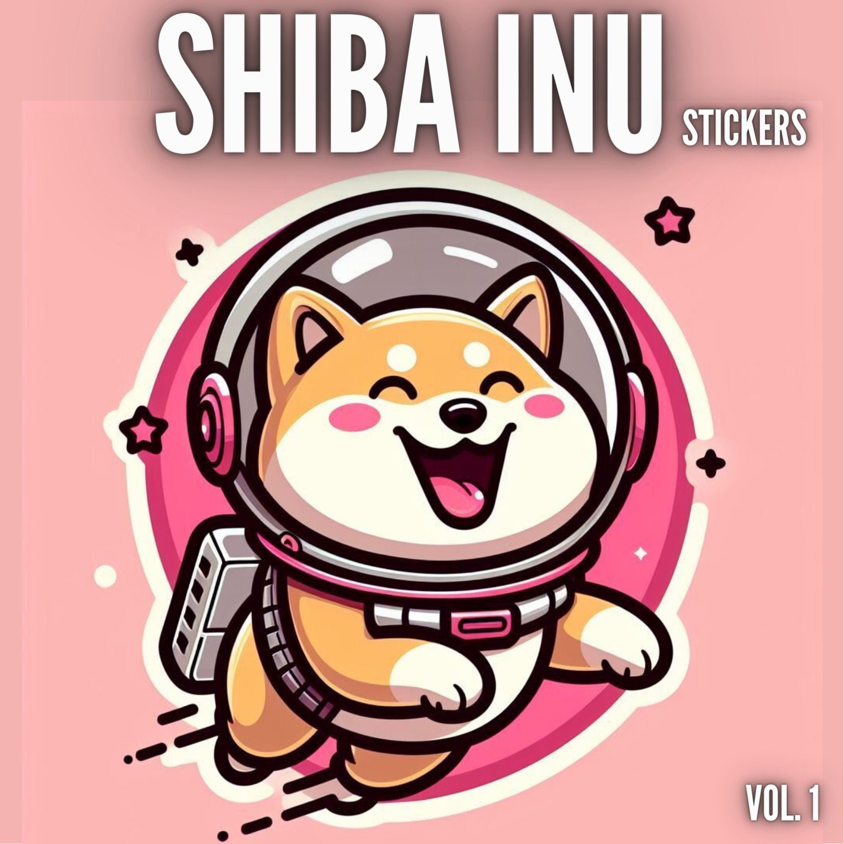 40 Shiba Inu Logo Stickers Instant Download Commercial Free Use - Etsy