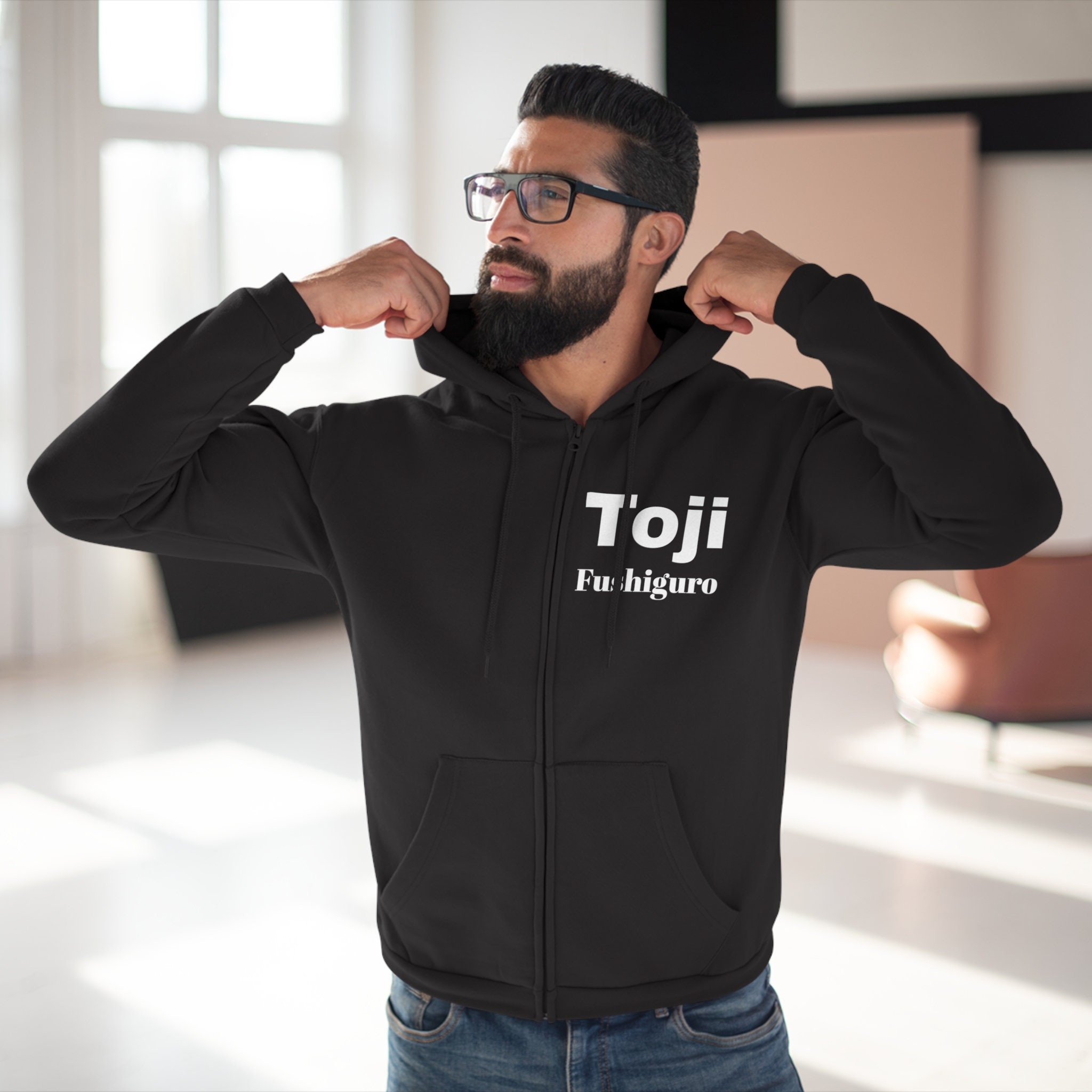 Toji Fushiguro Jujutsu Kaisen Unisex Hooded Zip Sweatshirt - Etsy