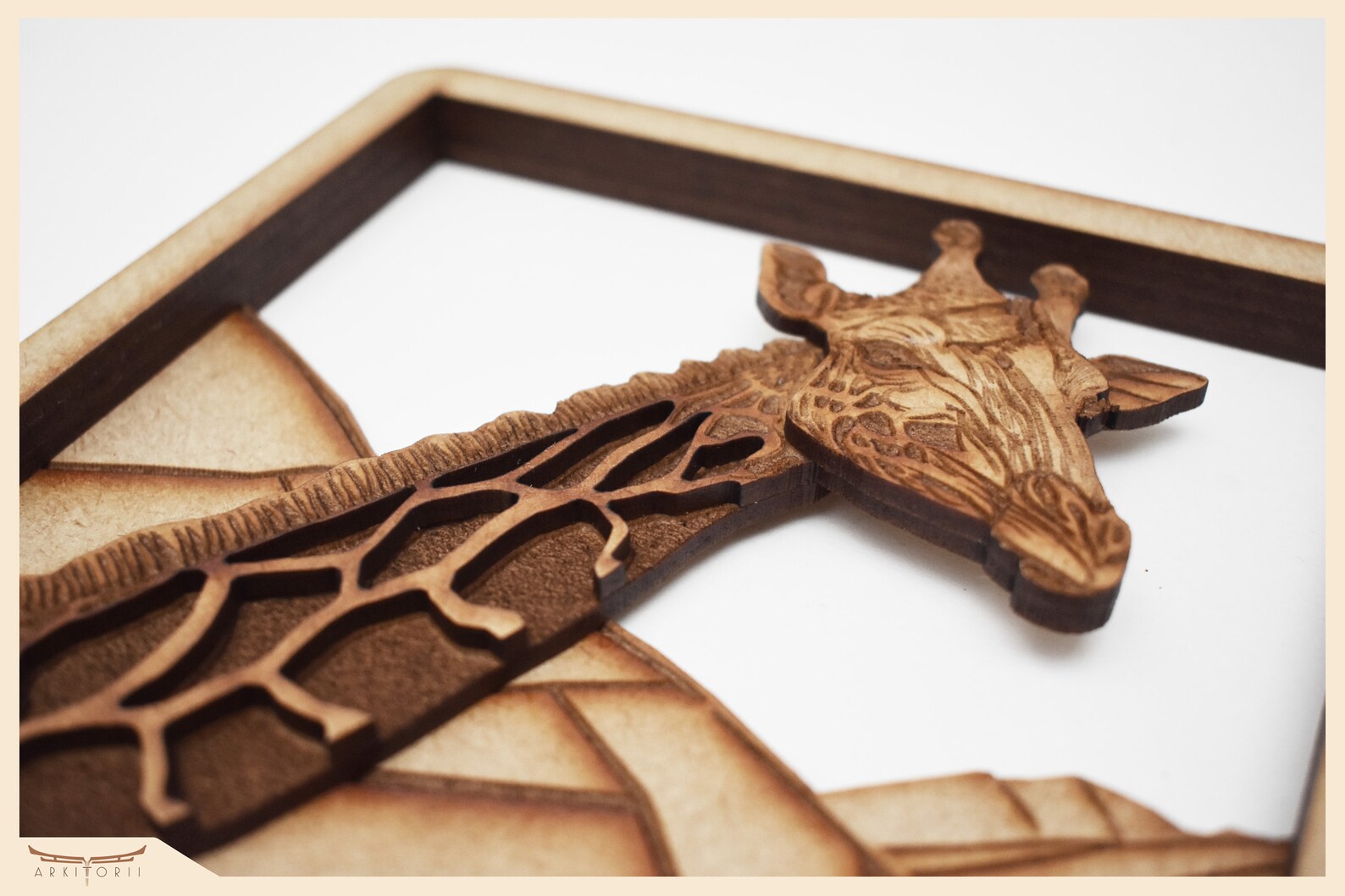 Laser Cut Plans - Giraffe Frame - Lightburn - Multilayer Artwork ...