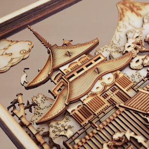 ARIKIRA — Multilayer Japanese Temple SVG | Laser Cut File, 12-layer ...
