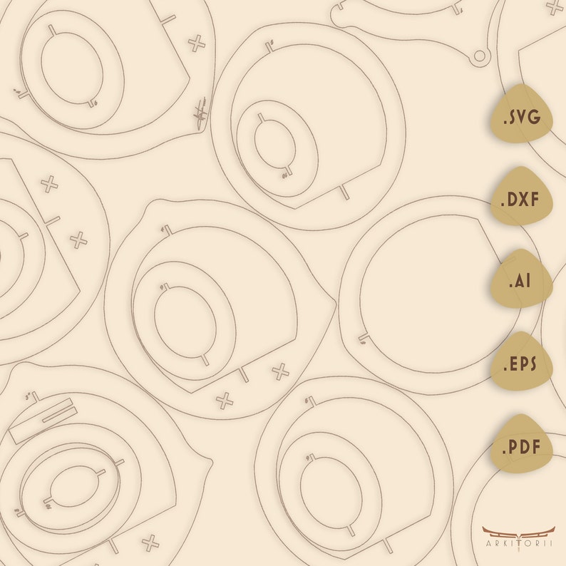 Laser Cut BIRD HOUSE Plans CNC Files for Wood Parametric Design ...