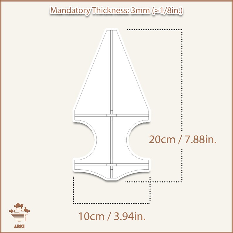 Laser Cut File: Christmas Tree Topper SVG 3D – Wood, Acrylic, Cardboard ...