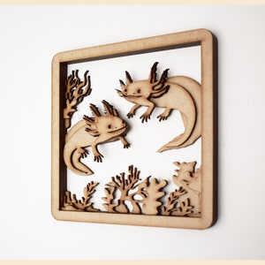 Laser Cut Plans - Axolotl Frame - Multilayer Artwork - Lightburn ...