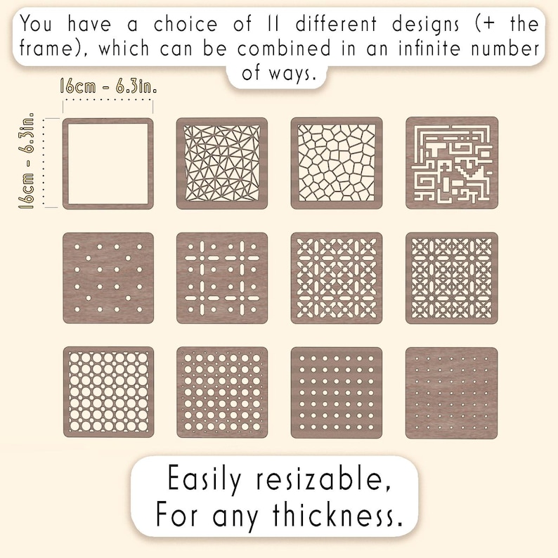 Laser Cut Bundle - Layered Svg Frames Wood - Laser Cut Plans - DIY ...