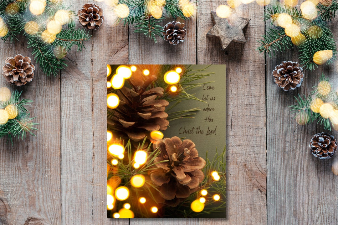 Christmas Card Digital Art Digital Download Religious Christmas Merry ...