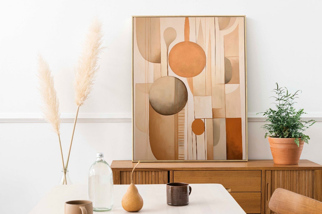 Modern Boho Art | Abstract Boho Style | Bohemian Modern | Digital ...