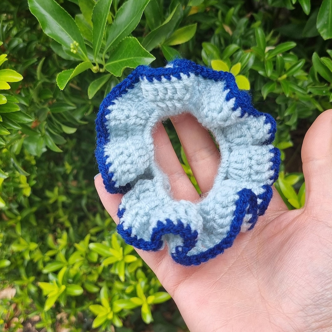 Simple Scrunchie Crochet Pattern - Etsy