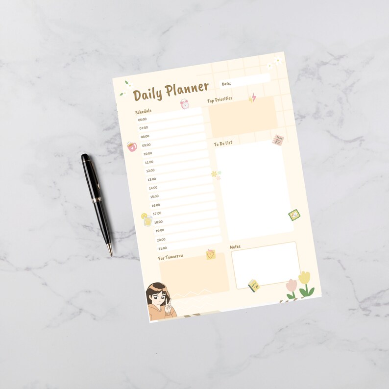 Digital Daily Planner, Goodnotes Template, iPad Planner, Digital ...