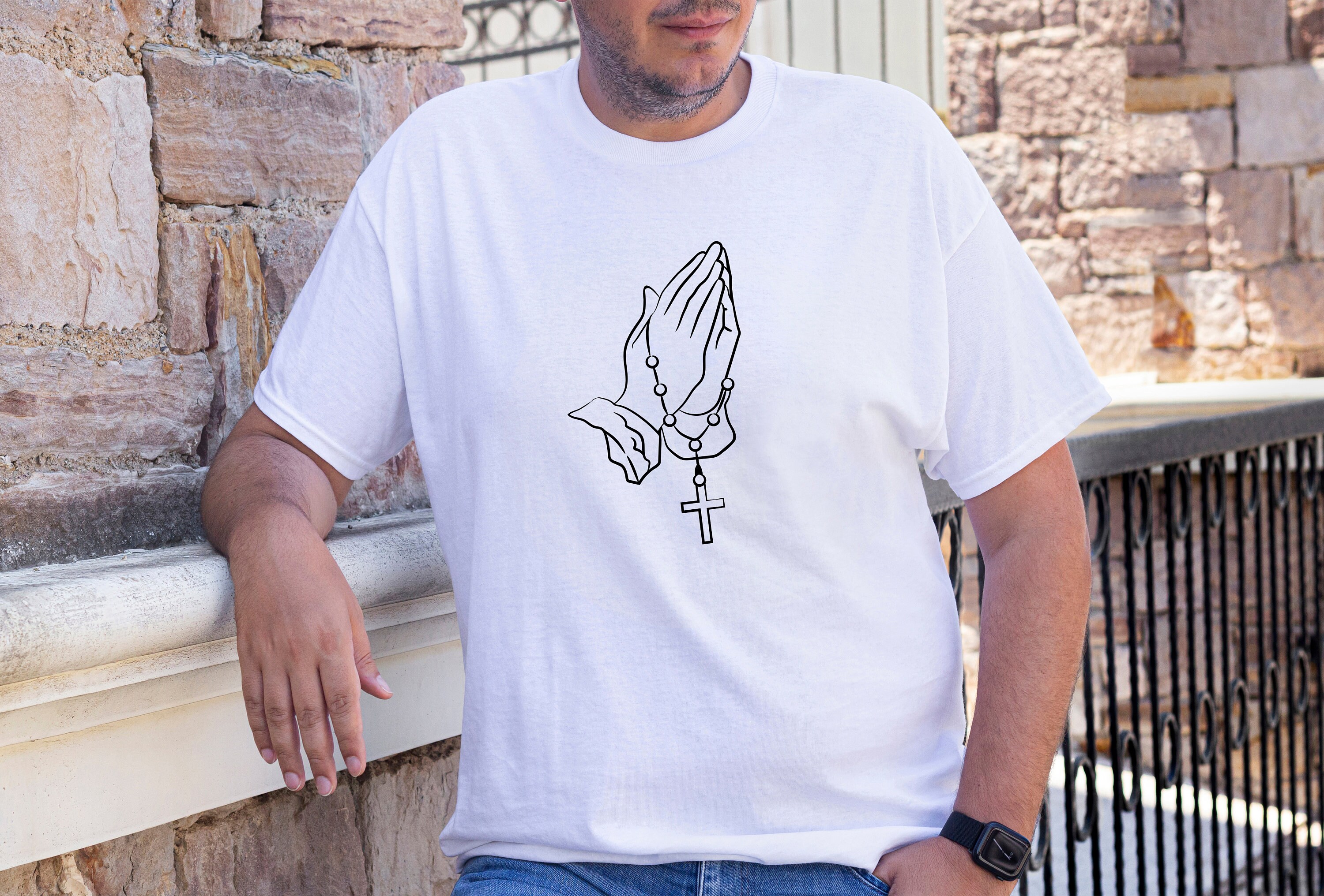 Comfort Colors 1717 Praying Hands Shirt Prayer Hands - Etsy