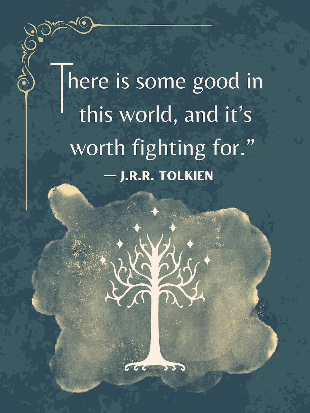 JRR Tolkien Quote Poster - Digital Down Load - Lord of the Rings ...