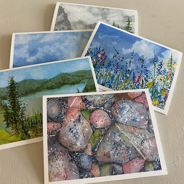 Watercolor Note Card - Etsy