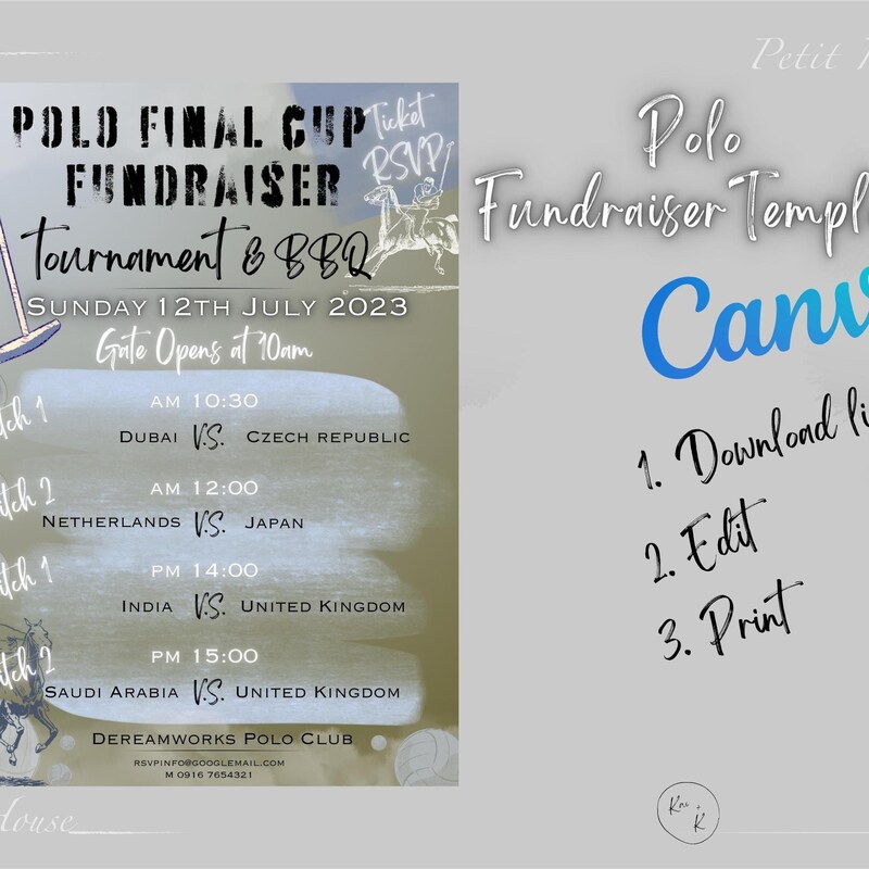 Polo Invitation - Etsy