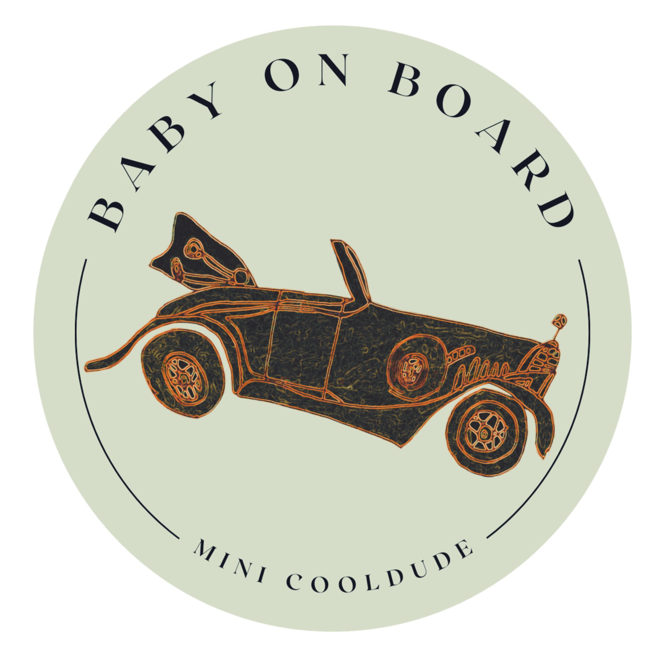 Baby on Board Editable Digital Printable Sticker Template Car Decal ...