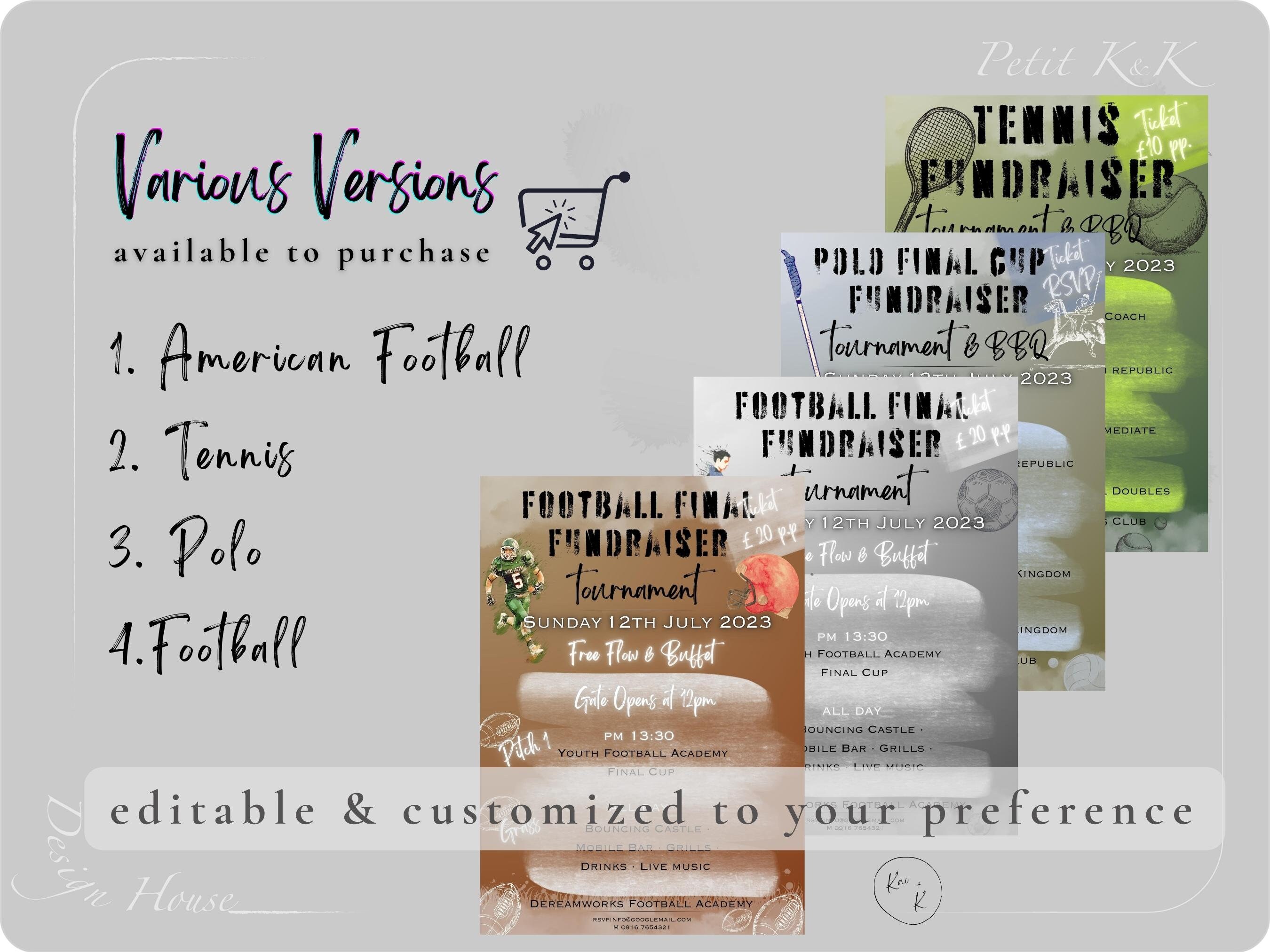 Basketball Fundraiser Flyer Template | Instant Editable & Printable ...