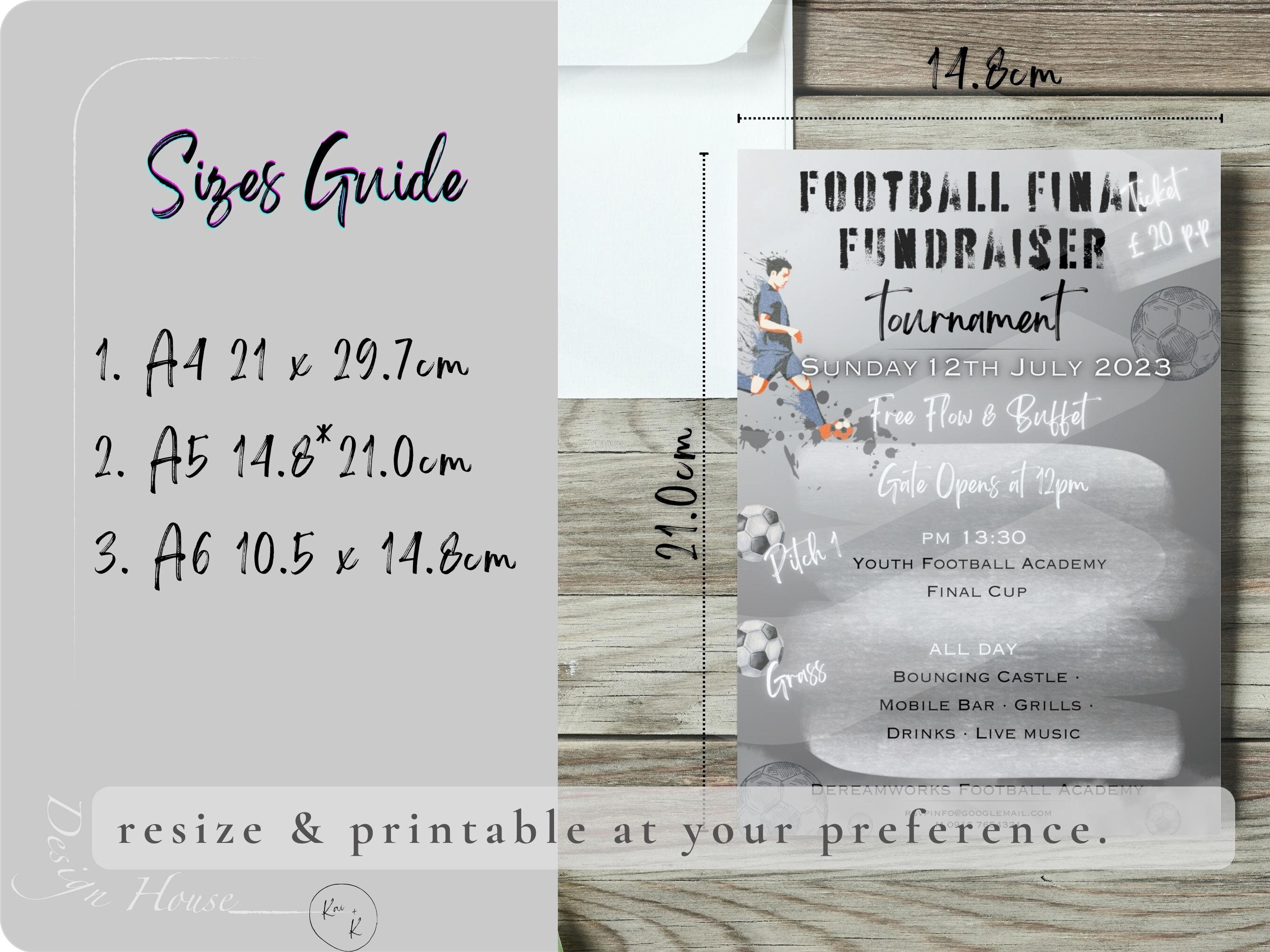 Polo Fundraiser Flyer Template | Instant Editable & Printable | Sports ...