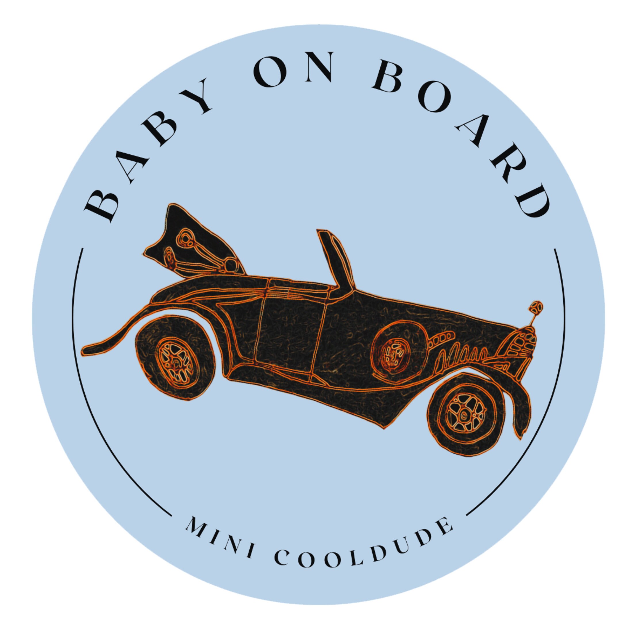 Baby on Board Editable Digital Printable Sticker Template Car Decal ...