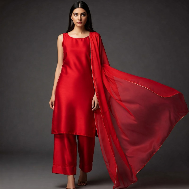 Pure Silk Farshi Shalwar Suit - Etsy