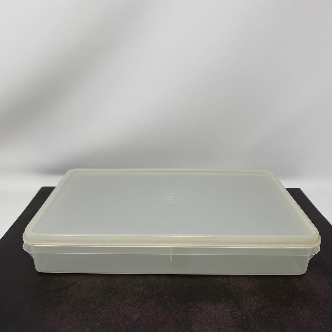 Vintage Tupperware Bacon Keeper Container W/ Lid #794. 1960s White With ...