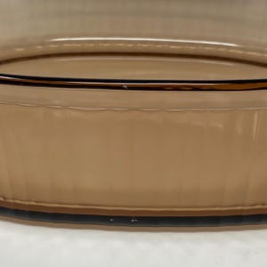 Vintage Visions by Corning Amber Roasting Pan With Lid Casserole Baking ...