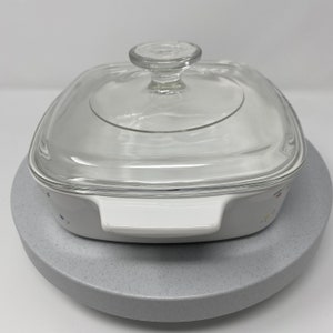 Corningware 1 Liter Pyroceram With Pyrex Lid. English Meadow Pattern ...