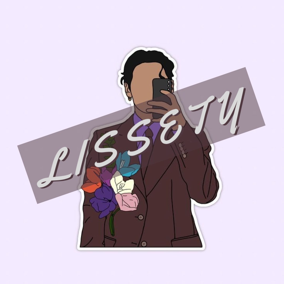 BTS V Grammy Outfit Digital Sticker - Etsy