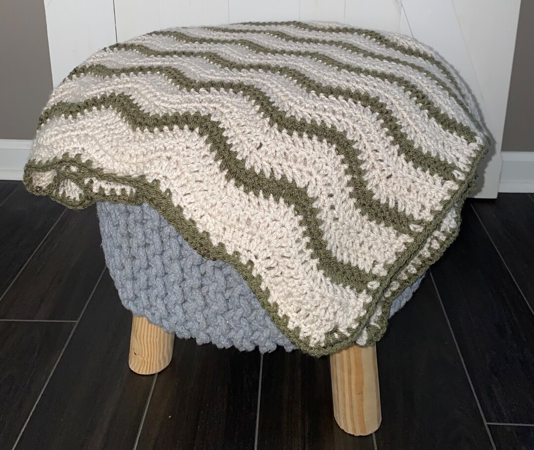 Multi Color Wavy Crochet Baby Blankets - Etsy