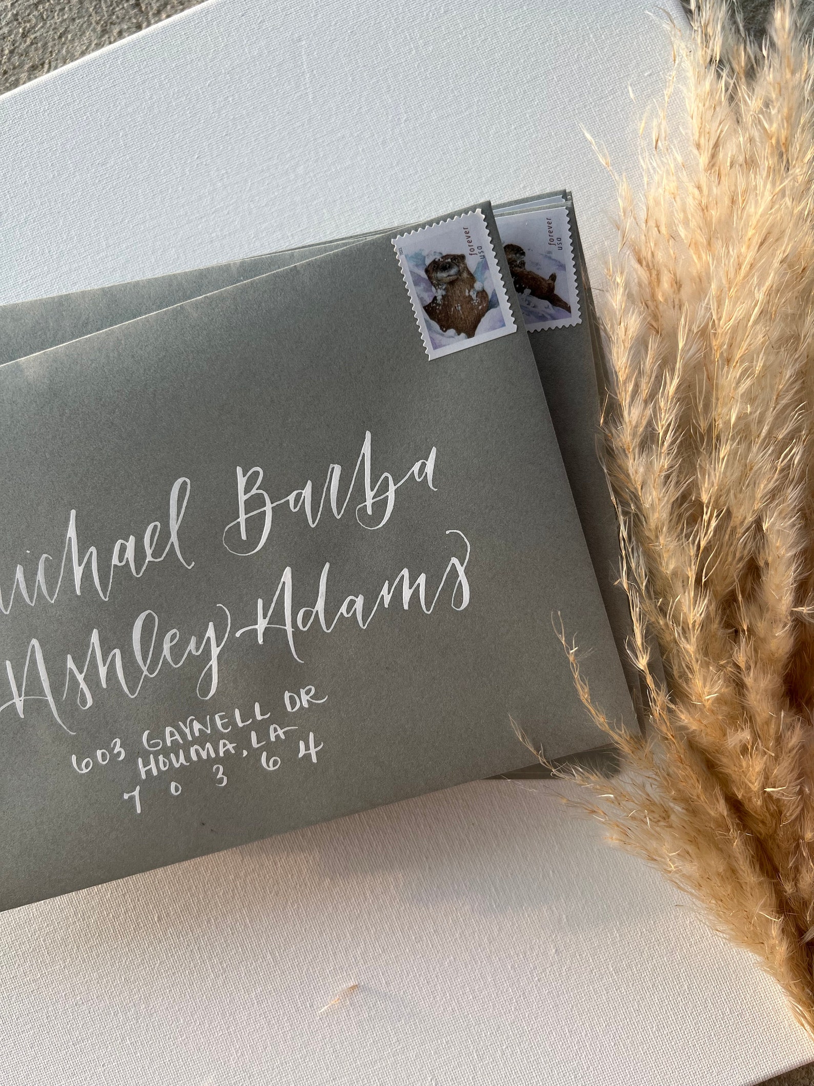 Custom Envelope Addressing, Hand Lettered Envelope, Wedding Calligraphy ...