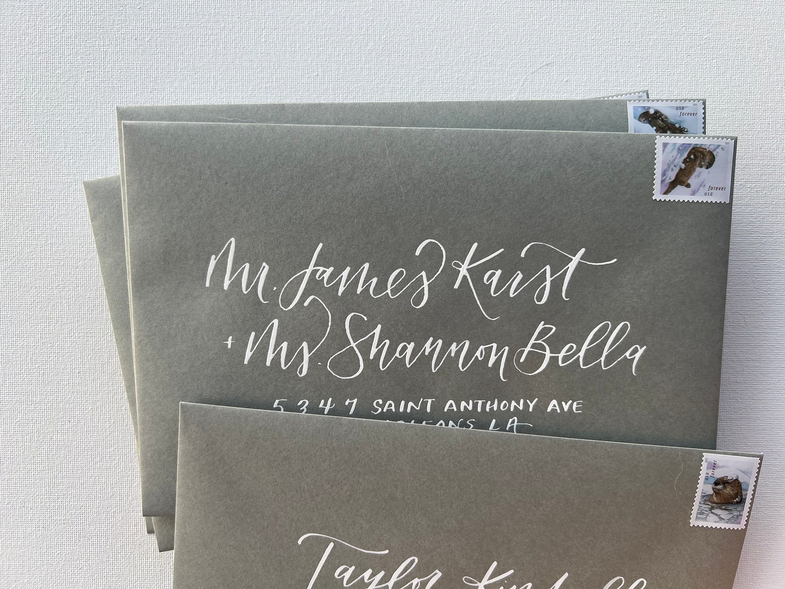 Custom Envelope Addressing, Hand Lettered Envelope, Wedding Calligraphy ...