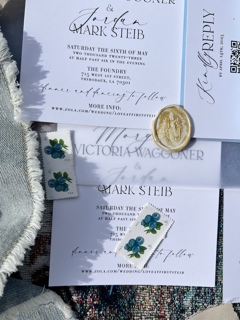 Classic Rehearsal Dinner Invitations With Customizable Crest - Etsy