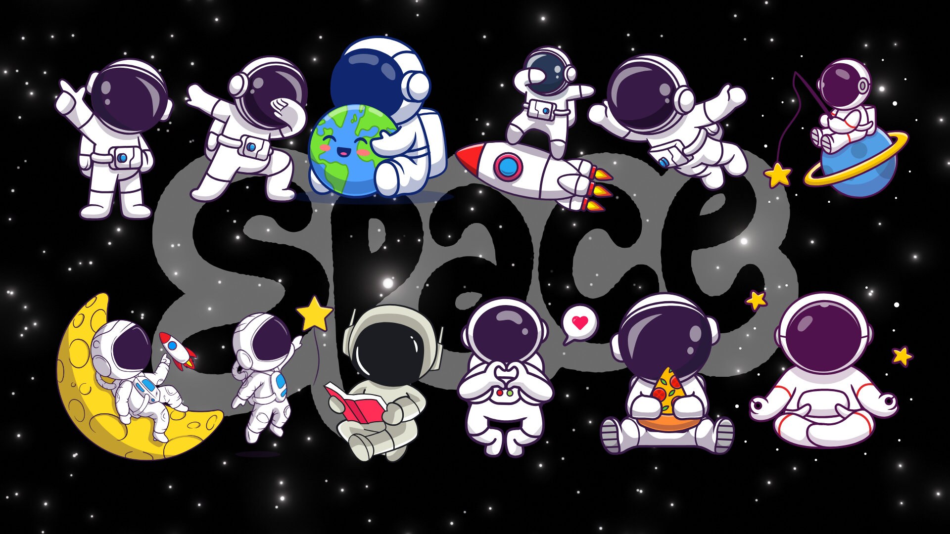 Space Bundle Svg - Astronaut Bundle Svg - Planets Svg - Instant ...