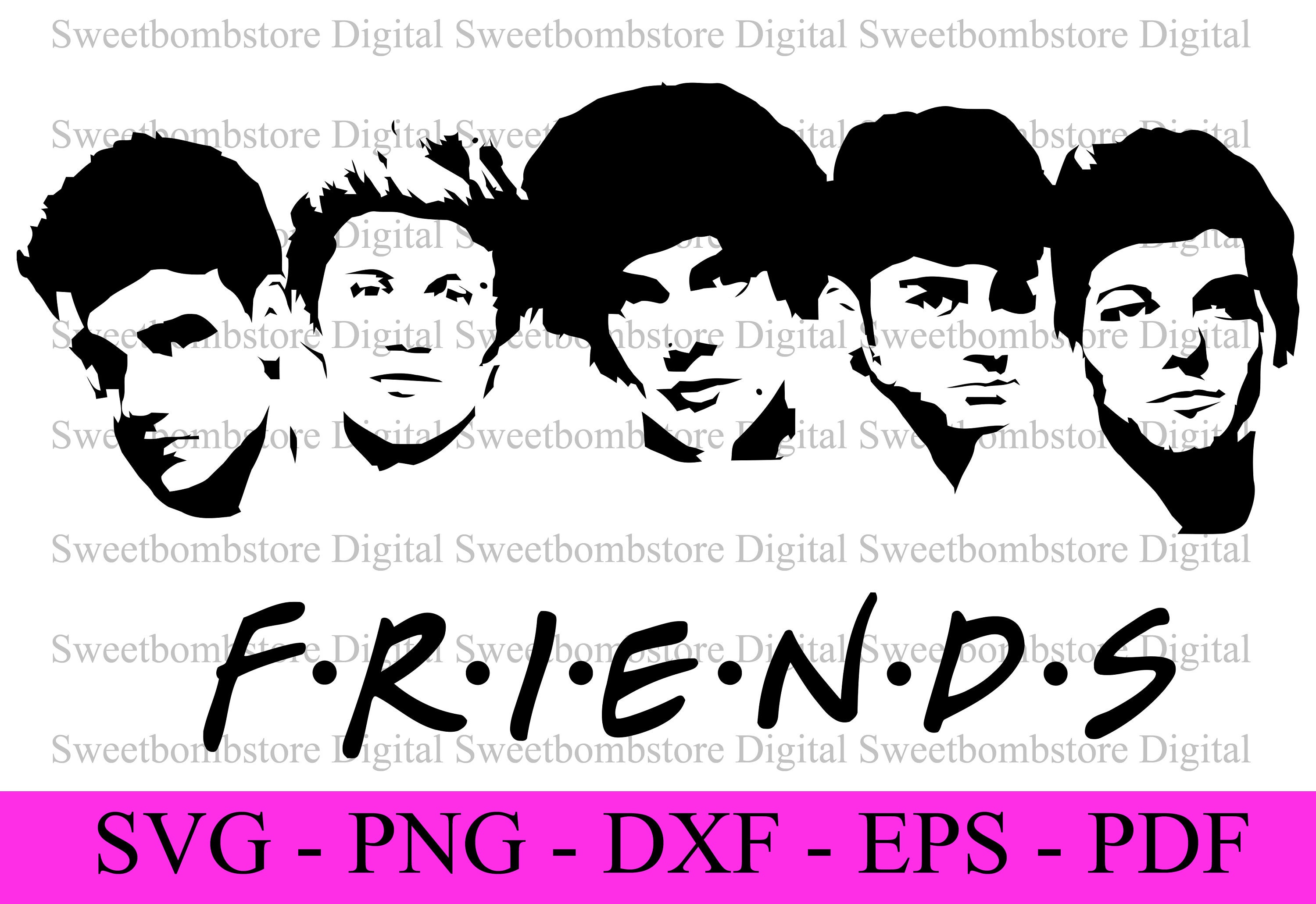 One Direction Svg Friends Svg Music Group Svg Digital Download Cricut ...